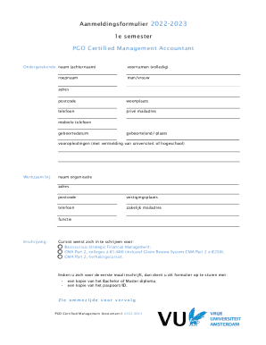 Fillable Online 1e semester Fax Email Print - pdfFiller