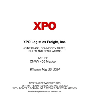 Fillable Online XPO Logistics Freight, Inc. Fax Email Print - pdfFiller