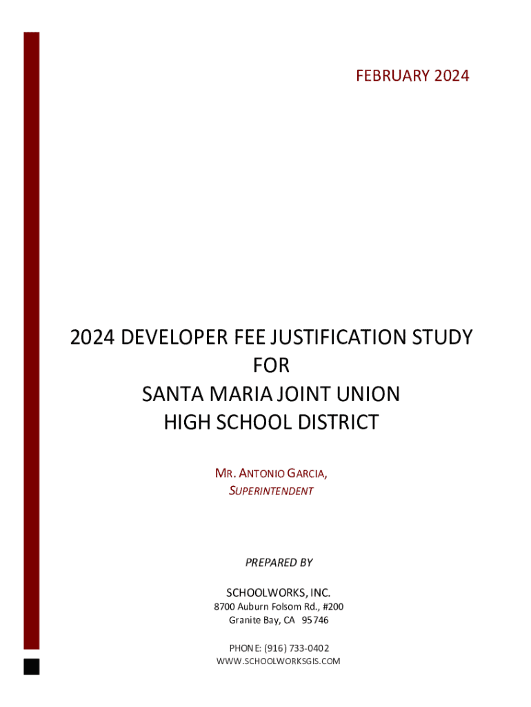 Fillable Online Facilities: Developer Fees, Reports, Forms & Plans Fax ...