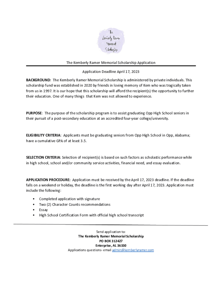 Fillable Online Mother of missing teen Kemberly Ramer remains hopeful ...