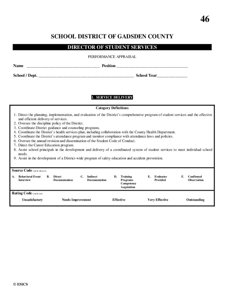 Fillable Online Form 46-DirStudtServ.PDF Fax Email Print - pdfFiller