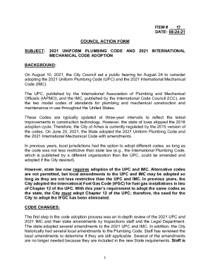 Fillable Online vault amesnews 08-24-21 COUNCIL ACTION FORM SUBJECT: 2021 UNIFORM ... Fax Email ...