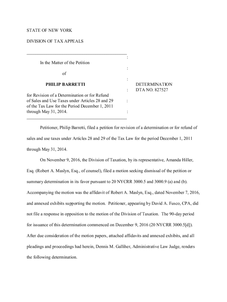 Fillable Online PHILIP BARRETTI Fax Email Print - pdfFiller