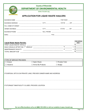 Fillable Online Industrial User Discharge Permit Application for ...