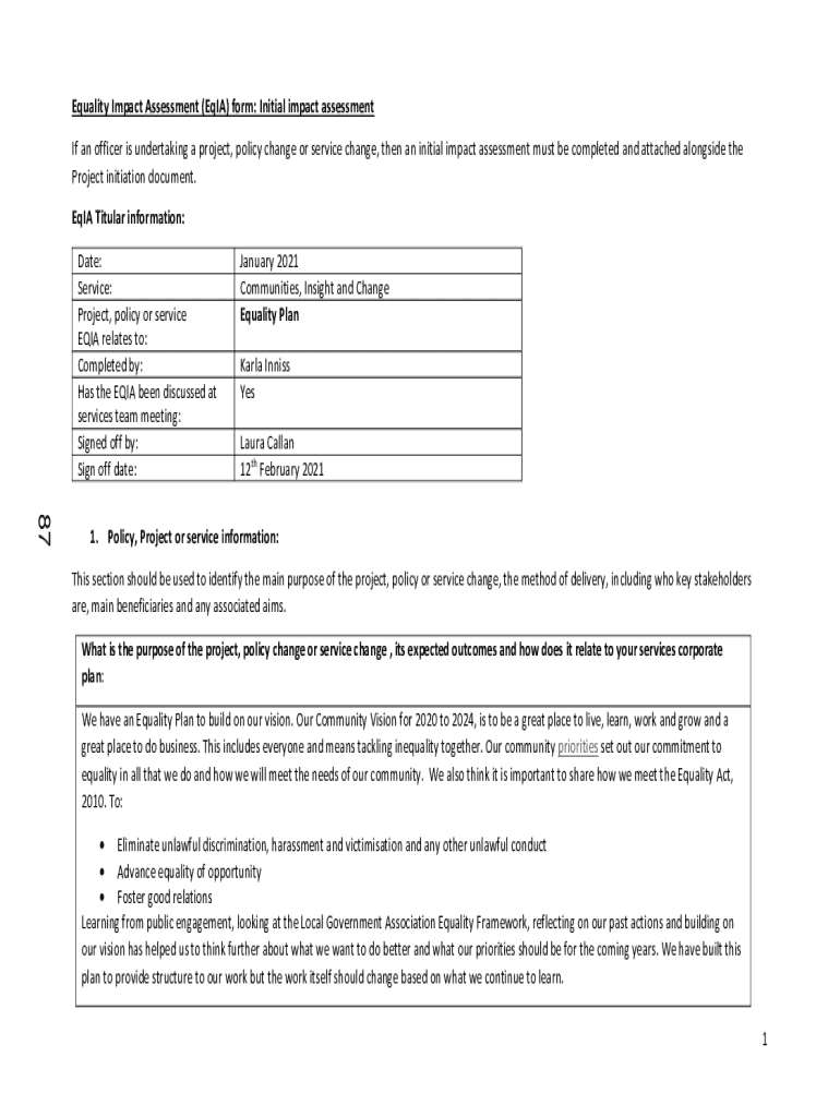 Fillable Online wokingham moderngov co If an officer is undertaking a project, policy change or ...