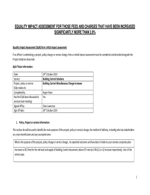 Fillable Online wokingham moderngov co EQUALITY IMPACT ASSESSMENT FOR THOSE FEES AND ... Fax ...