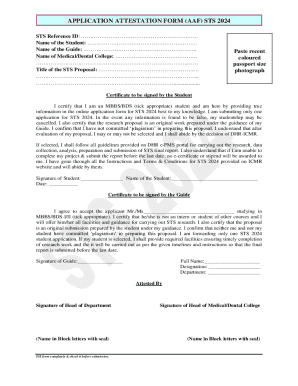 Fillable Online Icmr Sts Application Attestation Form - Fill Online ...