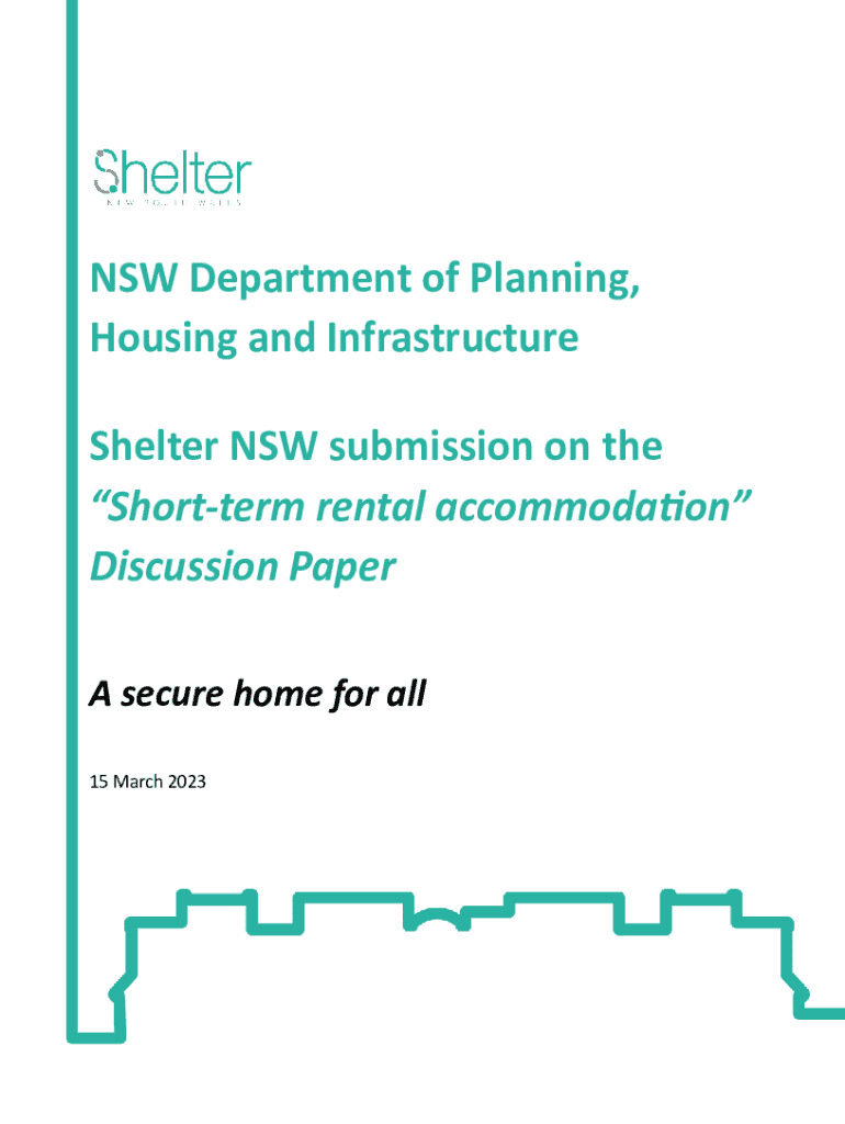 Fillable Online shelternsw org Shelter NSW - Housing and Homelessness ...