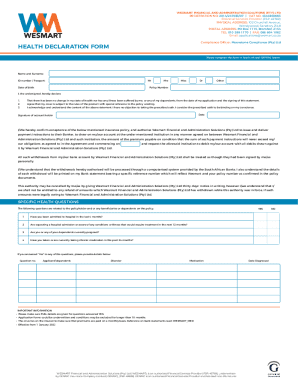 Fillable Online Home - Wesmart Financial and Administration Solutions ...