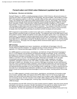 Fillable Online KDP Forced Labor and Child Labor Statement 2024FINAL ...
