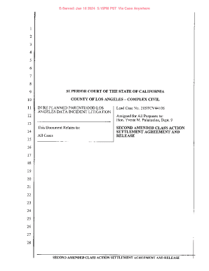 Fillable Online Class Action Settlement Claims Processing Fax Email ...