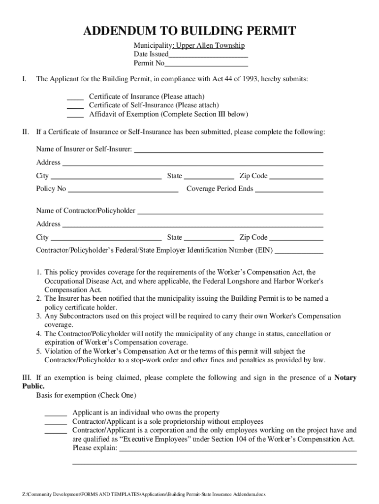 Fillable Online application for building permit / use certificate 2006 ...