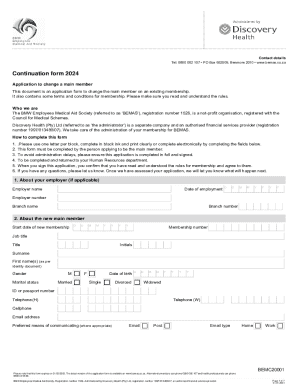Fillable Online Continuation form 2024 Fax Email Print - pdfFiller