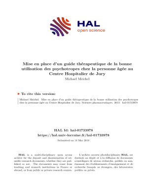 Remplissable En Ligne Mise en place d'un guide thrapeutique de la bonne ...