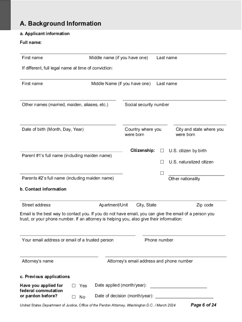 Fillable Online Ct Pardon Application - Fill Online, Printable ...
