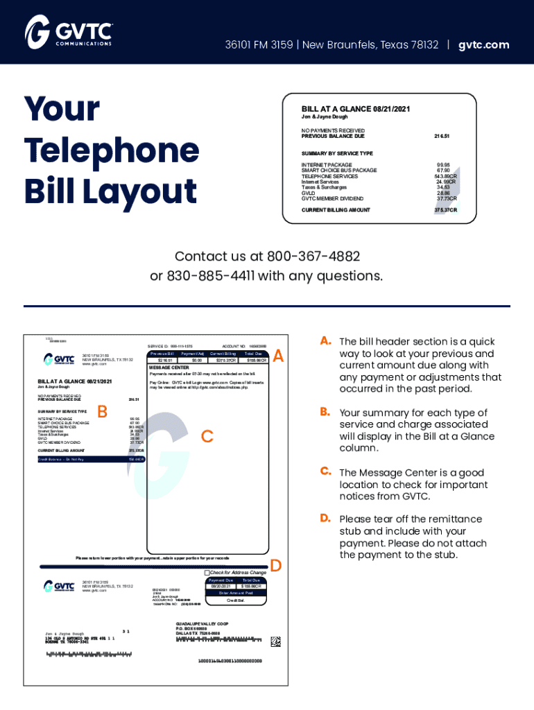 Fillable Online Bill Explainer Fax Email Print - pdfFiller