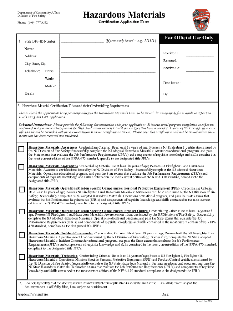 Fillable Online Hazardous material response capability Fax Email Print ...