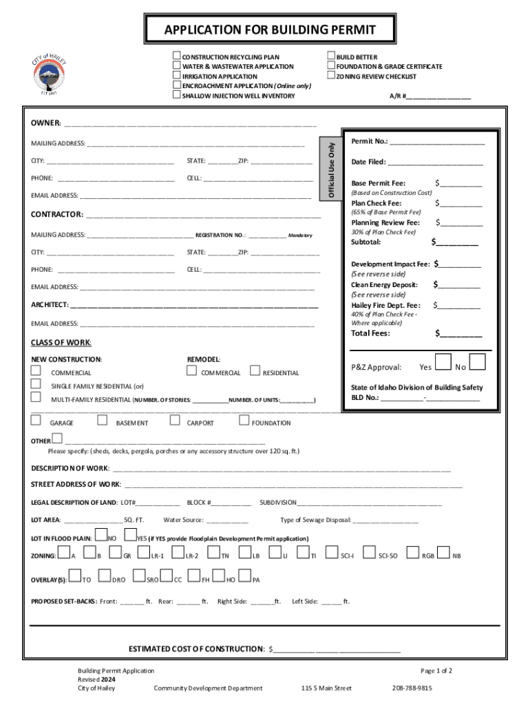 Fillable Online SW-256 Application for a Permit to Construct, Modify ...