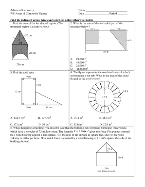 Fillable Online Solved Area of Composite Figures Practice Find the area ...