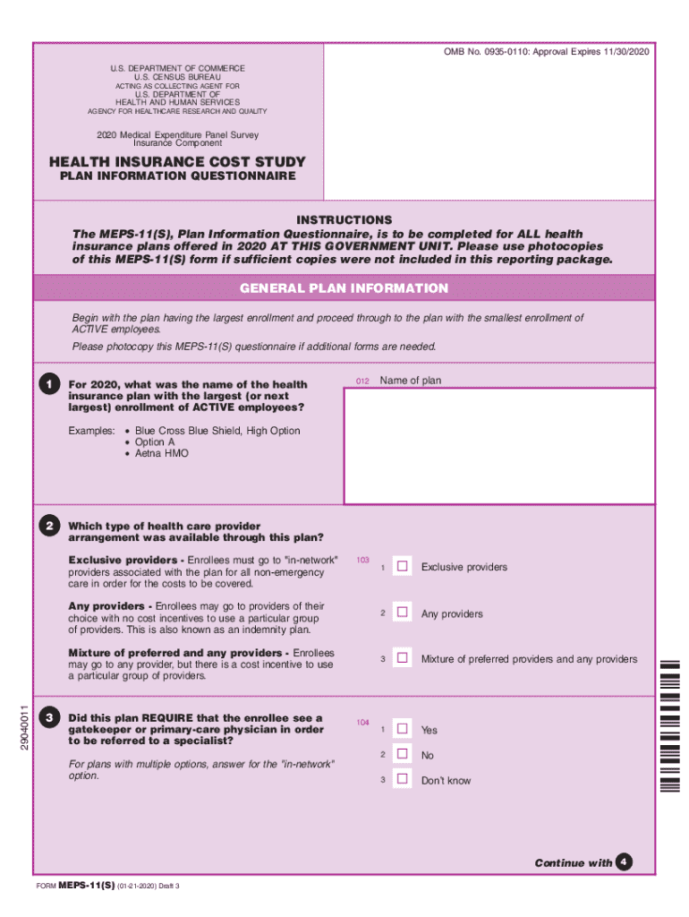 Fillable Online meps ahrq U.S. HHS Implementation Guidance on Data ...