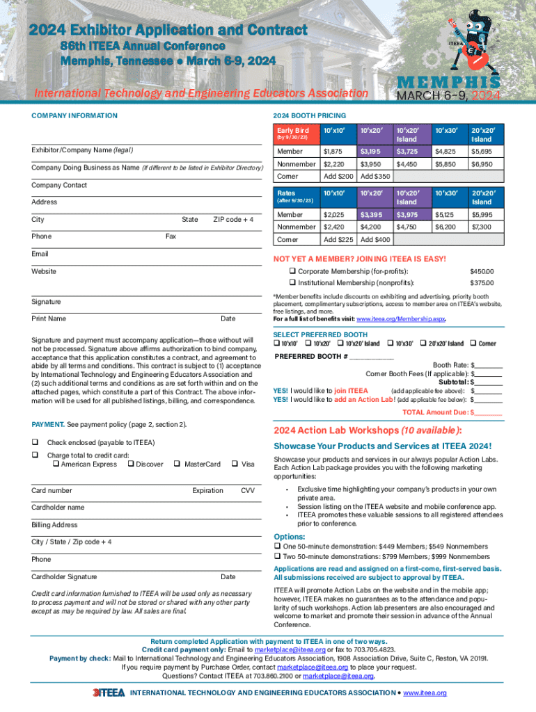 Fillable Online Exhibit - International Technology and Engineering ... Fax Email Print - pdfFiller