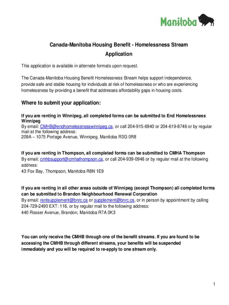 Fillable Online A Social Housing Action Plan for Manitoba Fax Email ...