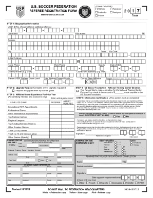 Fillable Online USSF Registration Form Fax Email Print - pdfFiller