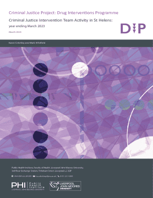 Fillable Online Criminal Justice Project: Drug Interventions Programme ...