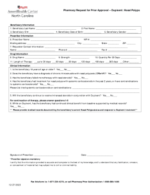 Fillable Online Dupixent for Nasal Polyps Form - Providers ...