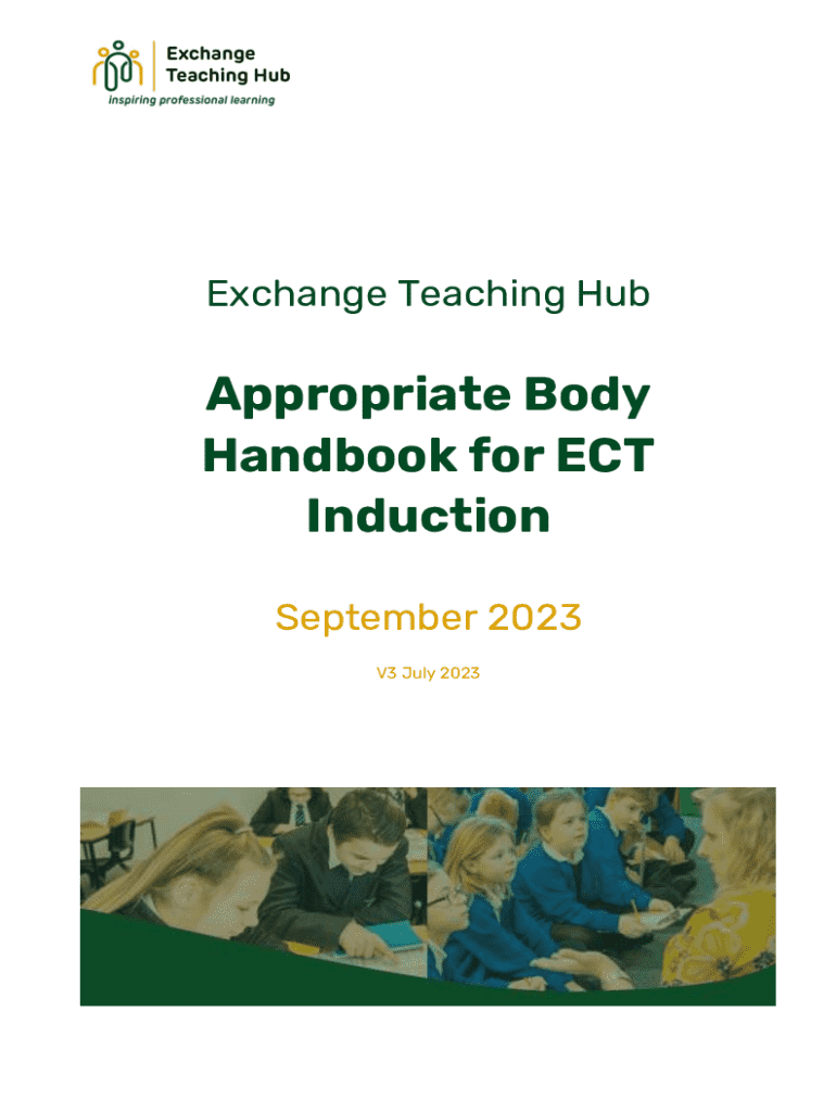Fillable Online Appropriate bodies guidance: induction and the early ...
