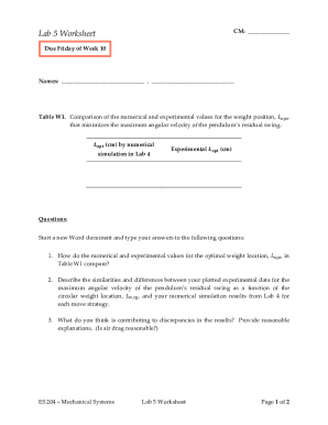 Fillable Online lab-5-worksheet Fax Email Print - pdfFiller