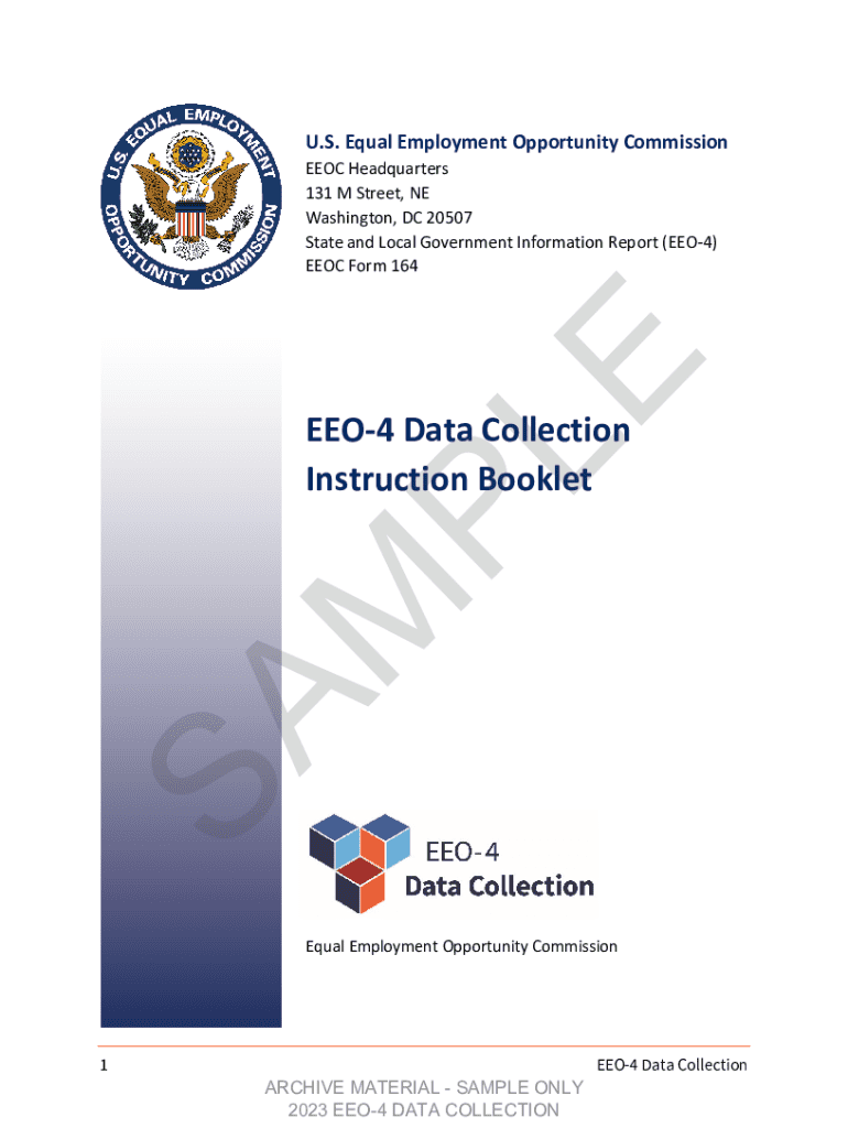 Fillable Online EEO-4 (State and Local Government Information Report ... Fax Email Print - pdfFiller