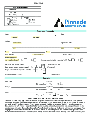 Fillable Online Front Desk Receptionist Application Fax Email Print ...