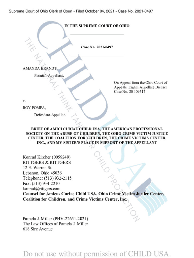 Fillable Online Brandt v. Pompa Fax Email Print - pdfFiller