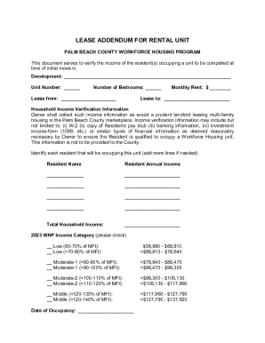 Fillable Online PBC WHP Lease Addendum Form New Code Two Notary Block ...