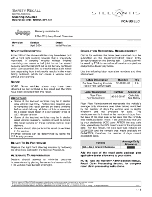 Fillable Online Part 573 Safety Recall Report 24V-131 Fax Email Print ...