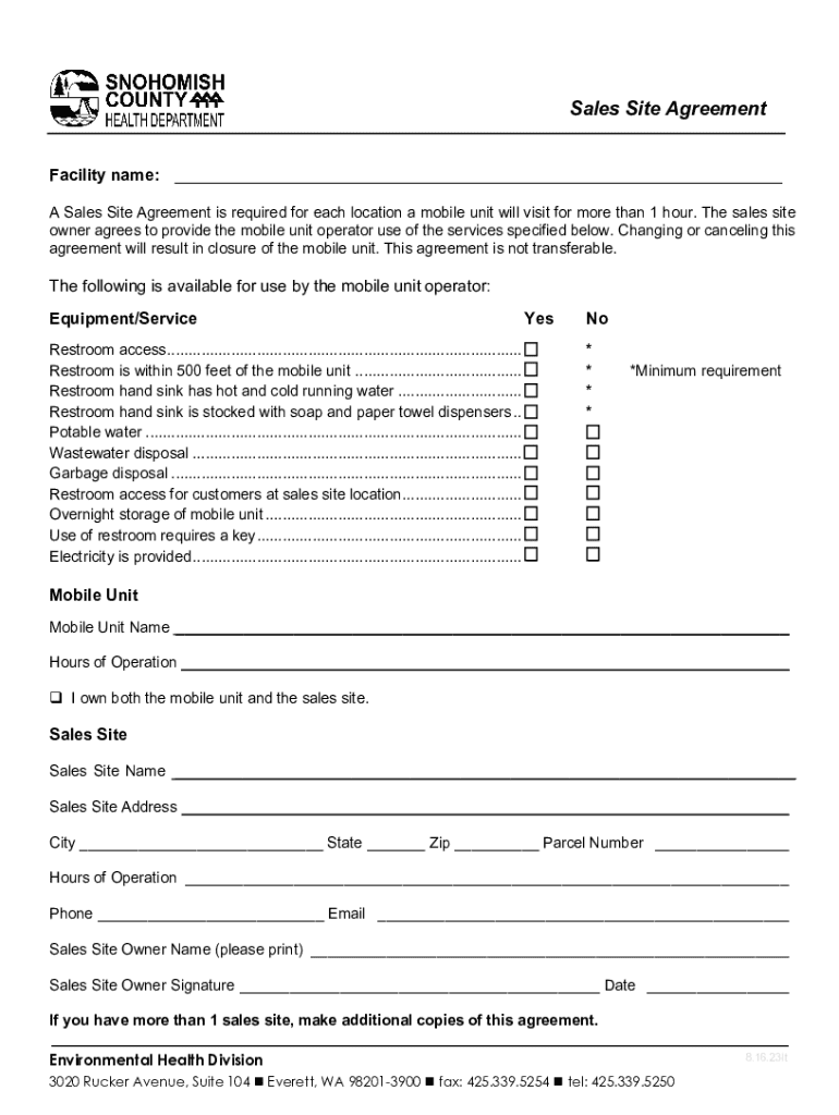 Fillable Online Food Establishment Plan Review Checklist. Food ...