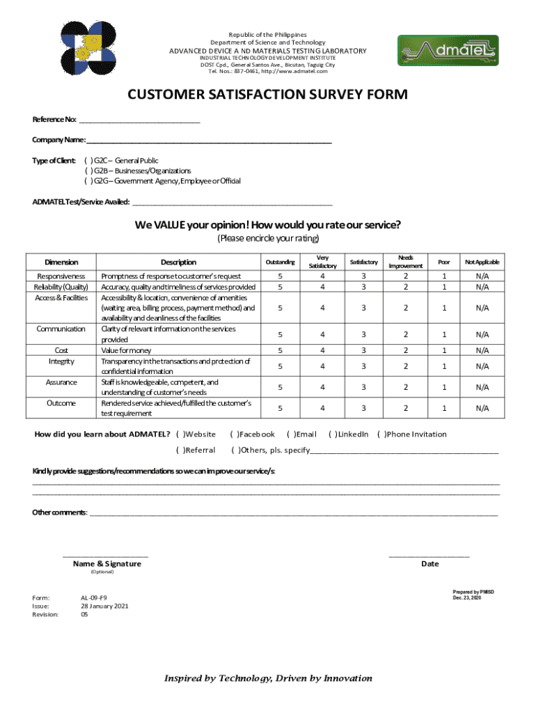 Fillable Online Industrial Technology Development Institute (ITDI ...