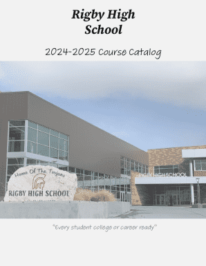 Fillable Online Rigby High School Second Trimester Honor RollNews Fax Email Print - pdfFiller