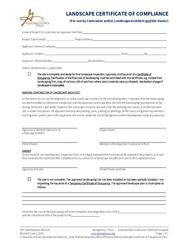 Fillable Online New Commercial Ground Up Certificate of Occupancy Packet. Certificate of ...