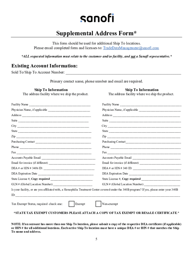 Fillable Online Additional Location Request Form Fax Email Print ...