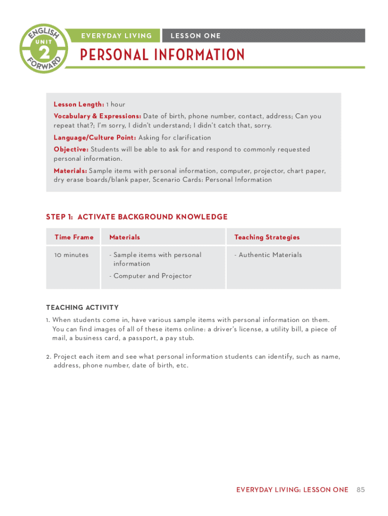 Fillable Online 600 English Words for Everyday Life - Basic Vocabulary ...