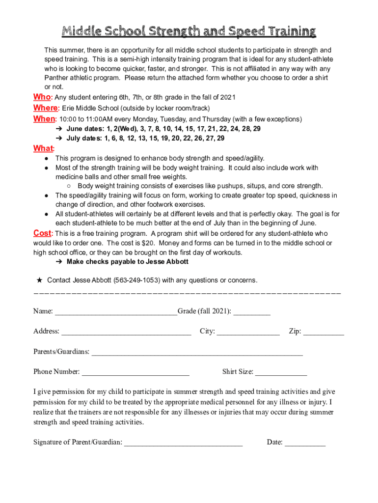 Fillable Online MS Strength/Speed Form Fax Email Print - pdfFiller
