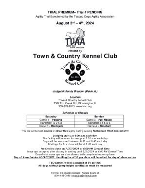 Fillable Online TDAA Events Calendar Fax Email Print - pdfFiller