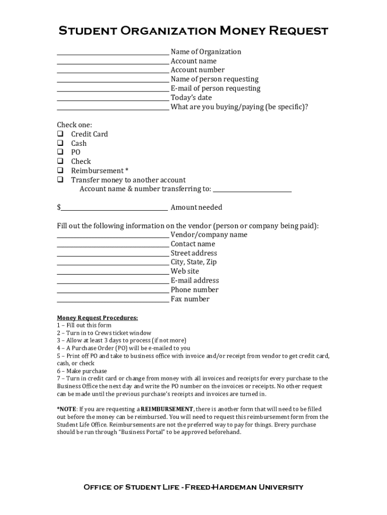 Fillable Online Student Life Deposit Sheet Fax Email Print - pdfFiller