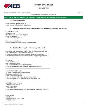 Fillable Online Extended safety data sheets - ECHA - European Union Fax ...