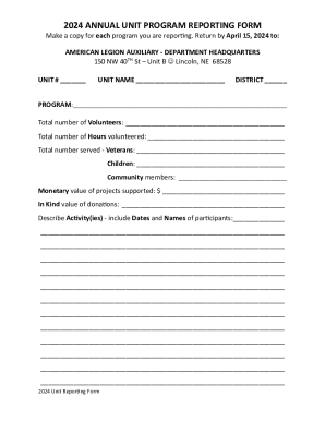Fillable Online Impact Numbers Report Form Fax Email Print - pdfFiller