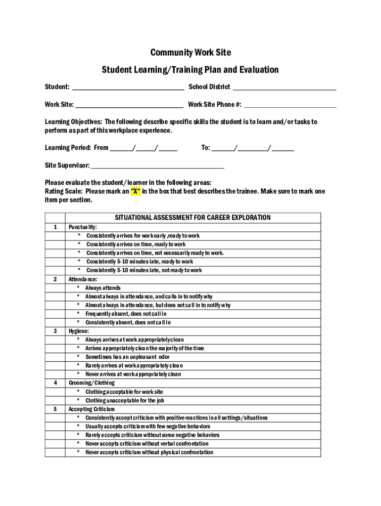 Fillable Online Work-based Learning Handbook - MDE Fax Email Print ...