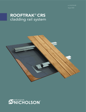 Fillable Online ROOFTRAK CRS - cladding rail system Fax Email Print ...