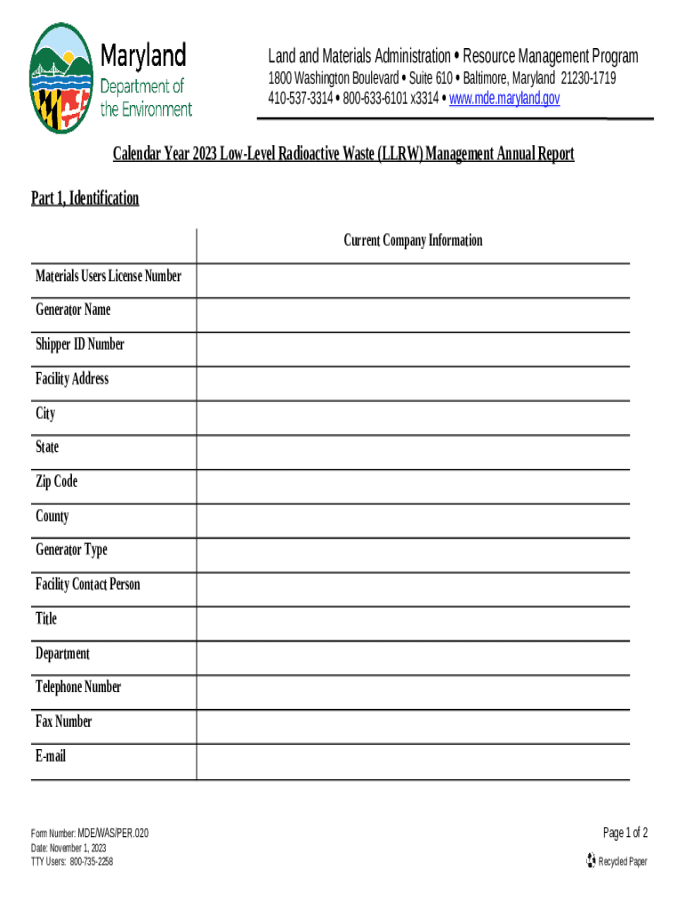 GUIDELINES TO THE GENERATOR REPORT - nyserda - mde maryland Doc Template | pdfFiller